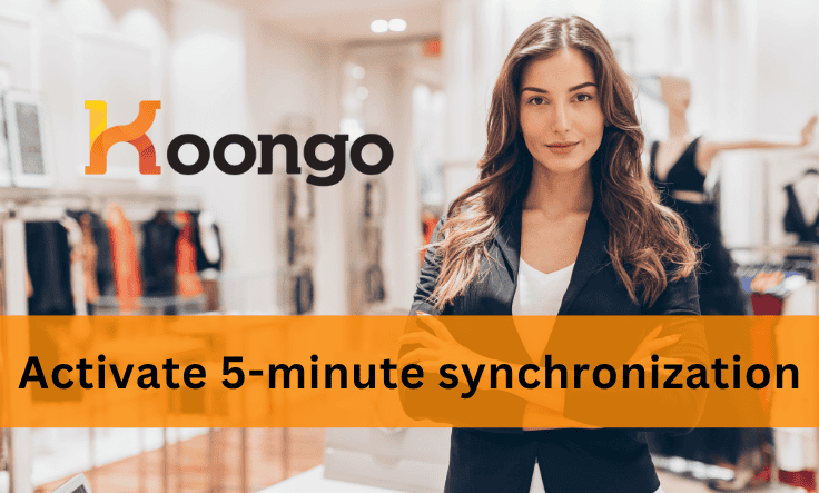 Koongo: Activate 5-minute synchronization - Koongo